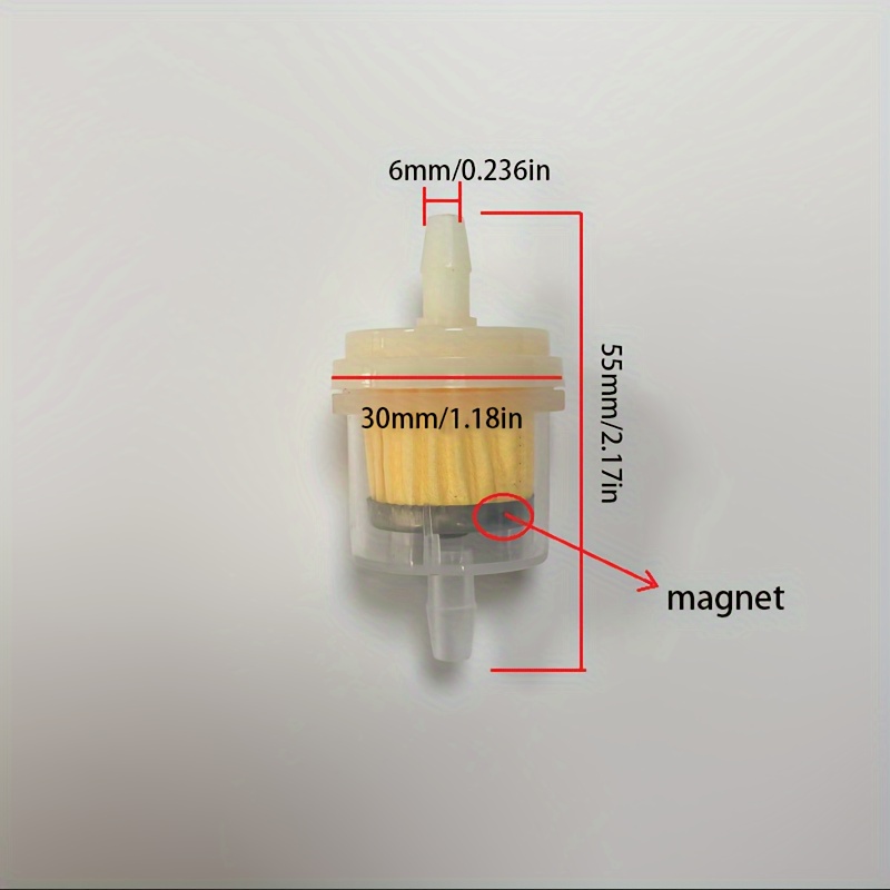 Motorcycle Fuel Filter Plastic Magnet Universal Fuel Cup - Temu Australia