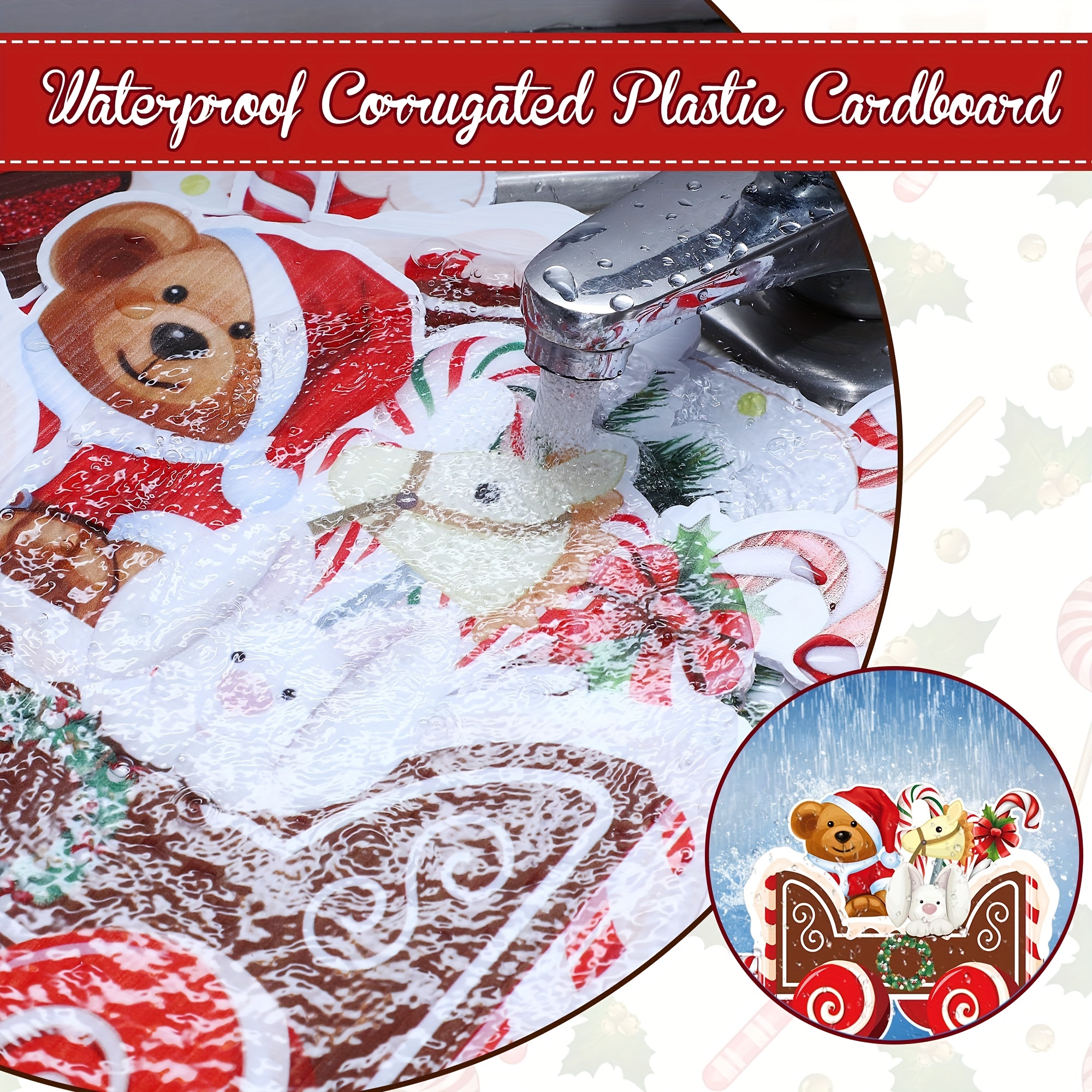 Christmas Decorations Outdoor Yard Train Lawn Sign - Temu