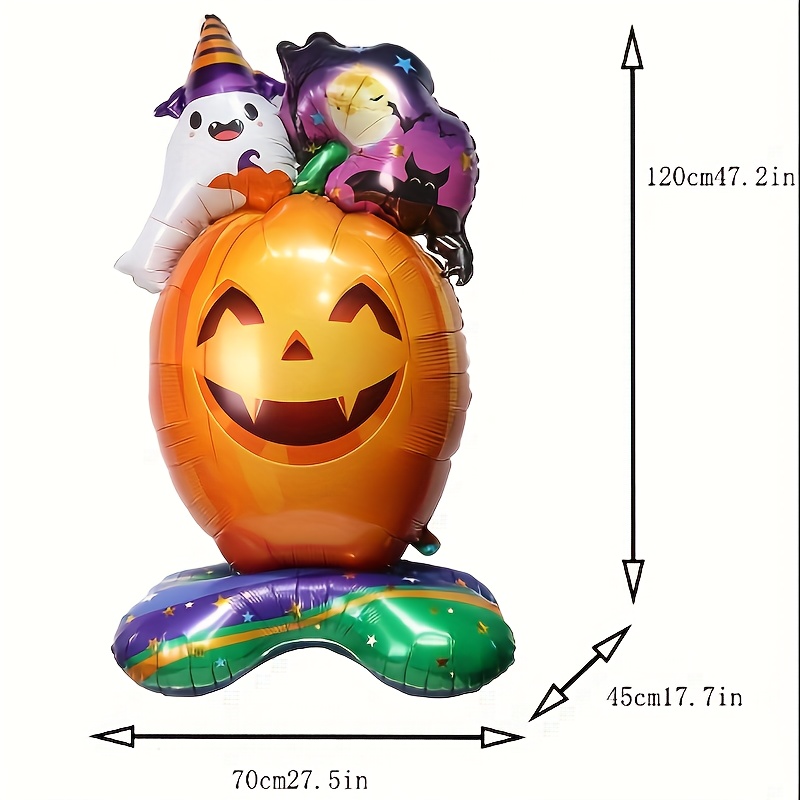 New Standing Pumpkin Monster Aluminum Film Balloon Halloween - Temu Ireland