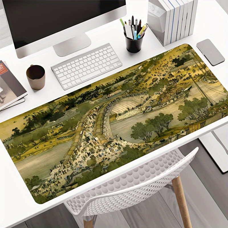 Xxl Super Large Ink Wash Gaming Mouse Pad Extra Heavy - Temu Canada
