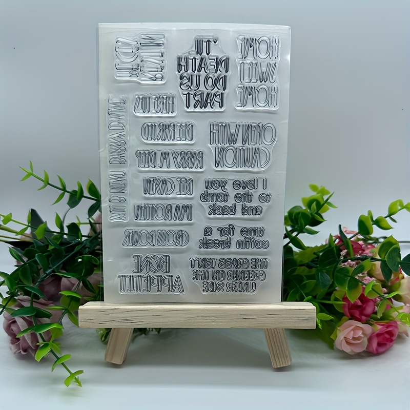 Merry Christmas Stamps Transparent Stamp Diy Scrapbooking - Temu