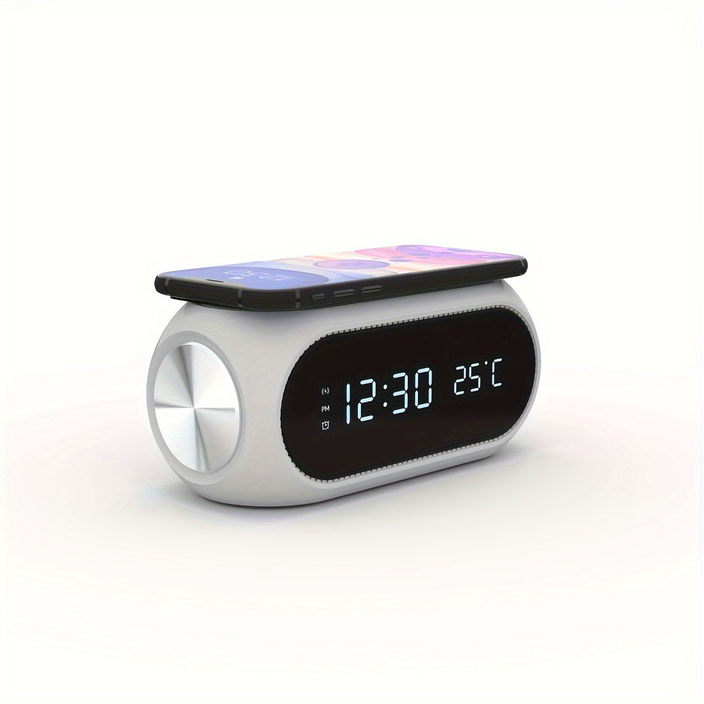 Wireless Charging Clock, Alarm Clock, Thermometer Wireless Charging ...