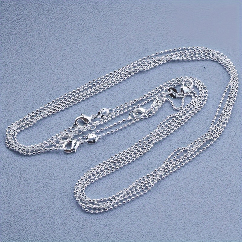 Silvery Snake Bone Joint Copper Chain Necklace Making - Temu United Kingdom