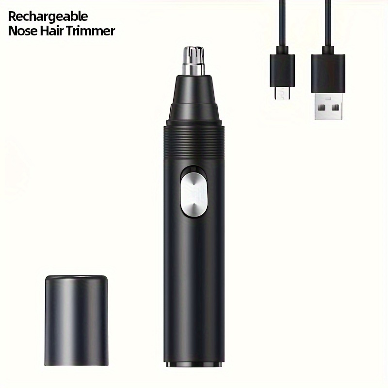 Electric Nose Hair Trimmer Usb Rechargeable Nose Ear Hair - Temu Ireland