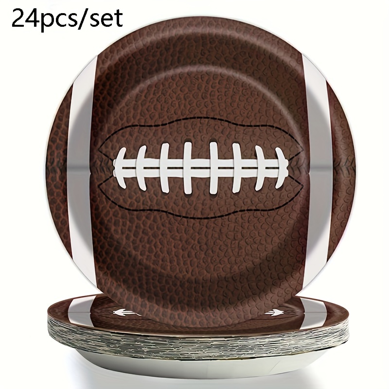 Rugby Party Plate Party Cutlery Paper Plate Disposable Party - Temu New ...