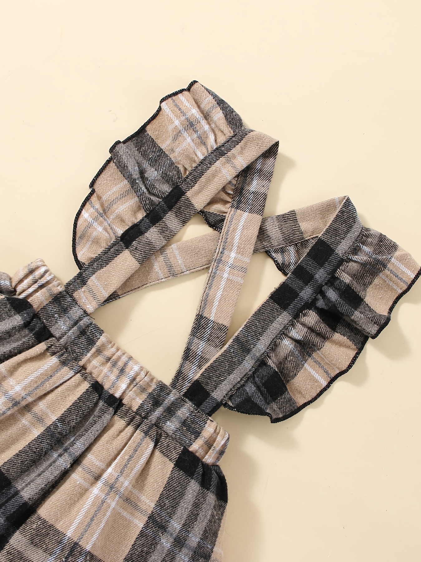 Baby Girls Casual Short Sleeve Onesie Suspender Skirt - Temu Australia