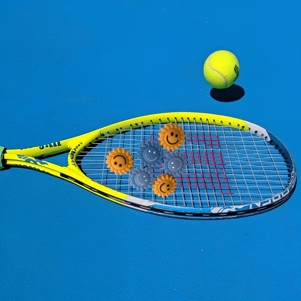 Durable Sunflower Tennis Racquet Shock Absorber Reduce - Temu Netherlands