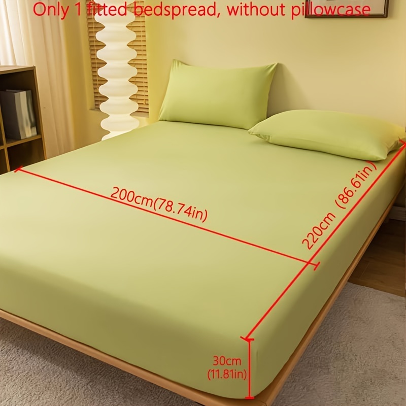 Drap Housse Uni Noir Brossé Taie Doreiller 1 Pièce Temu France