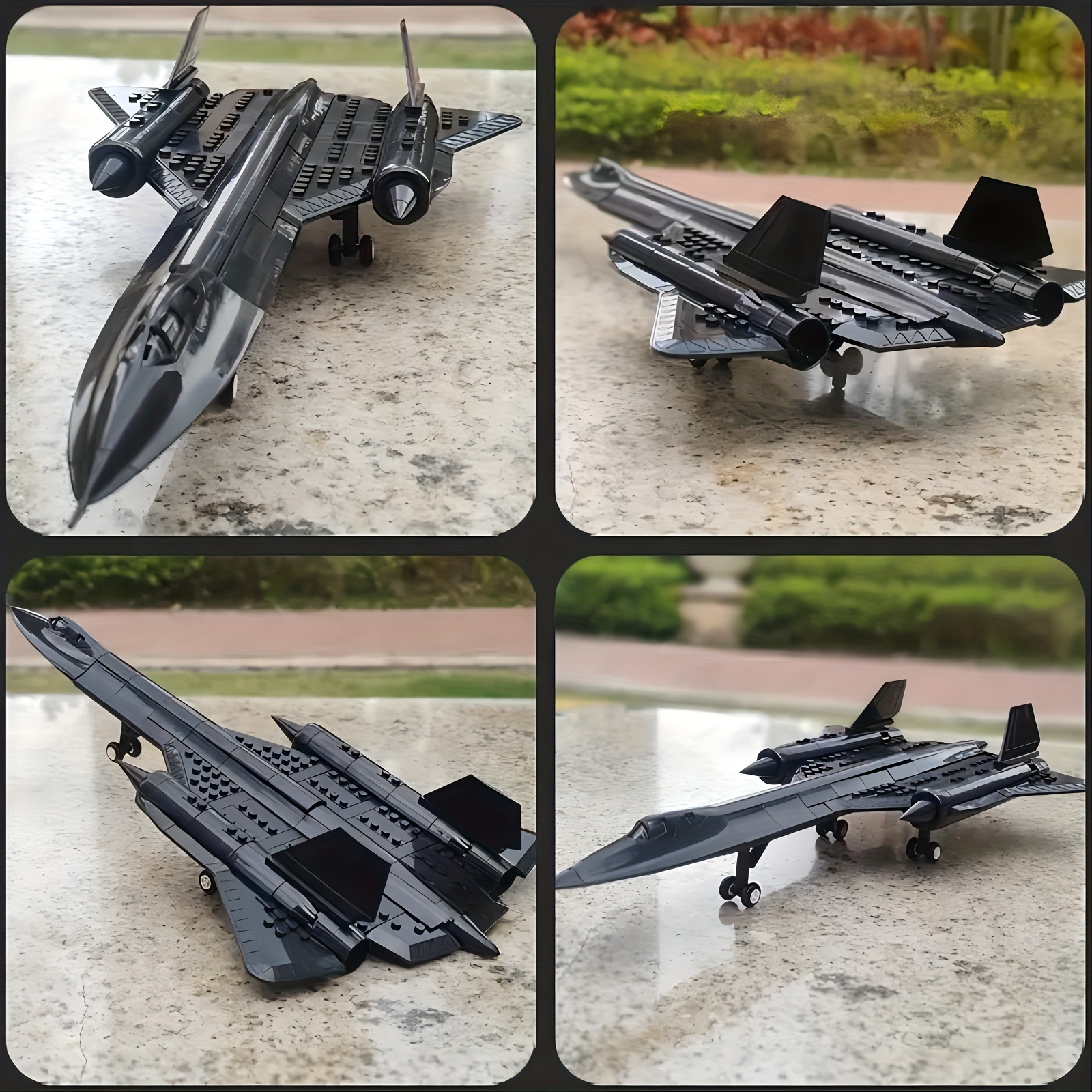 183pcs Build Your Own City Police Sr 71 Blackbird Reconnaissance ...