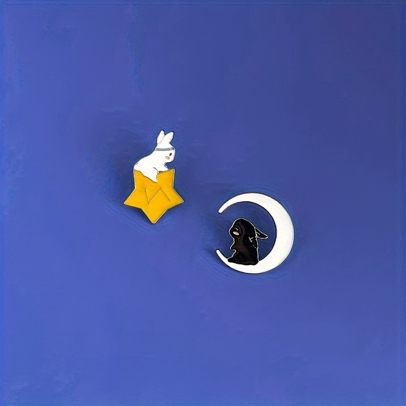 Cute Rabbit Badge Brooch Cartoon Animal Theme Brooch Wallet - Temu ...