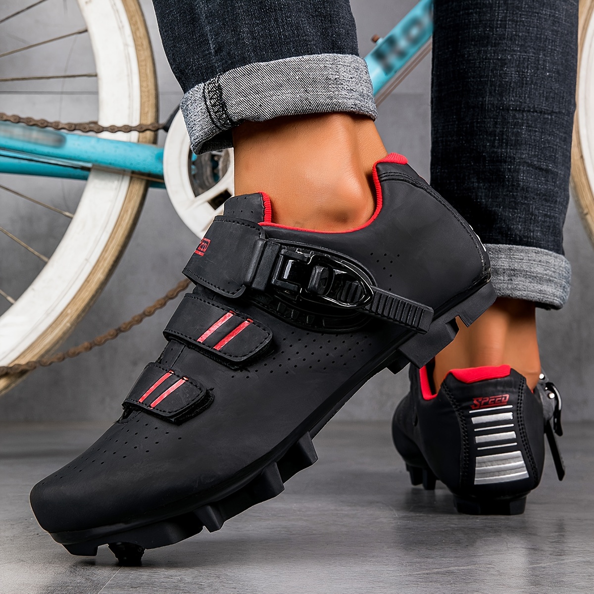 Bicycle Lock Free Cycling Shoes Wear Resistant Outdoor Road - Temu ...