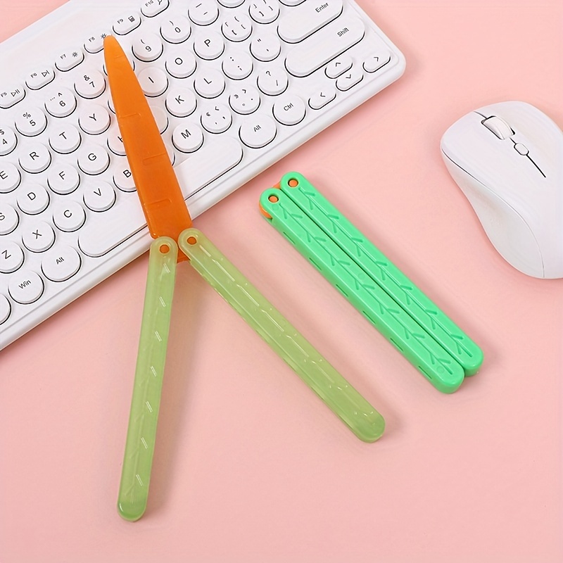 Radish Knife Knife Gravity Butterfly Knife Magic Small - Temu