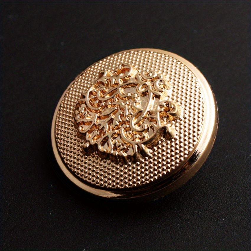 Vintage Metal Buttons Suit Coat Sweater Shirt Buttons - Temu Norway