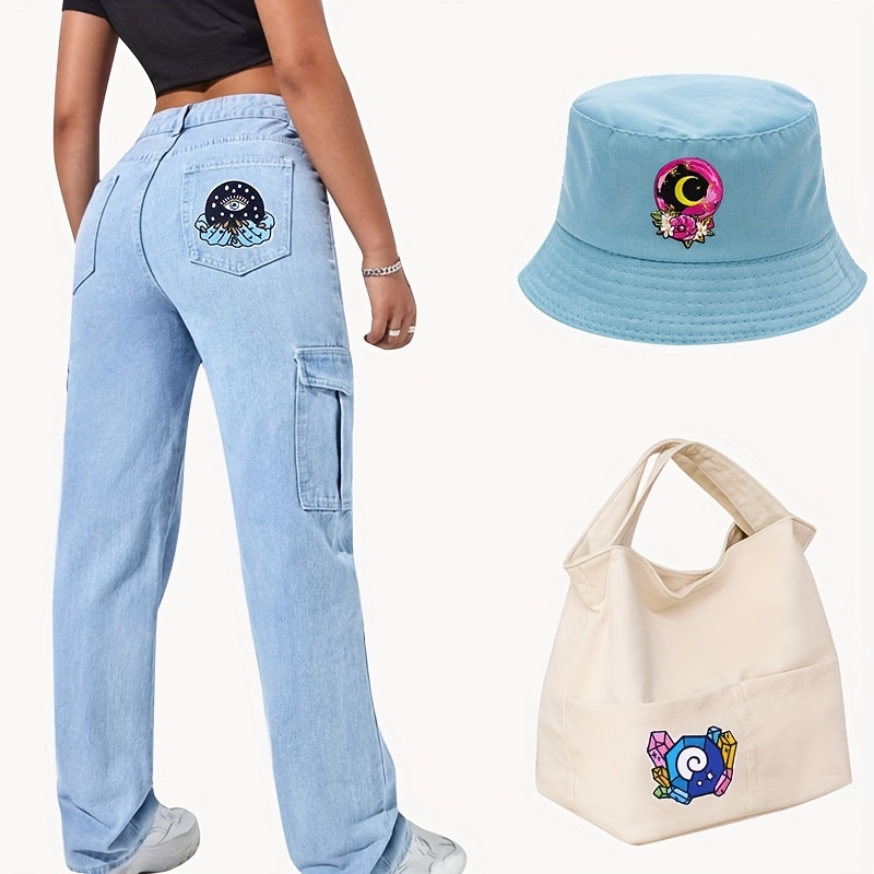 3pcs Cartoon Embroidery Patches Magic Ball Embroidered Patches For ...