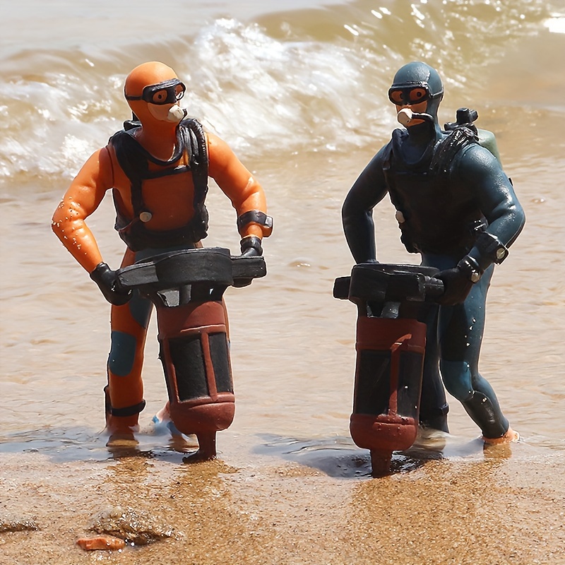 figurines ocean animal toys scale models people set - Temu Australia