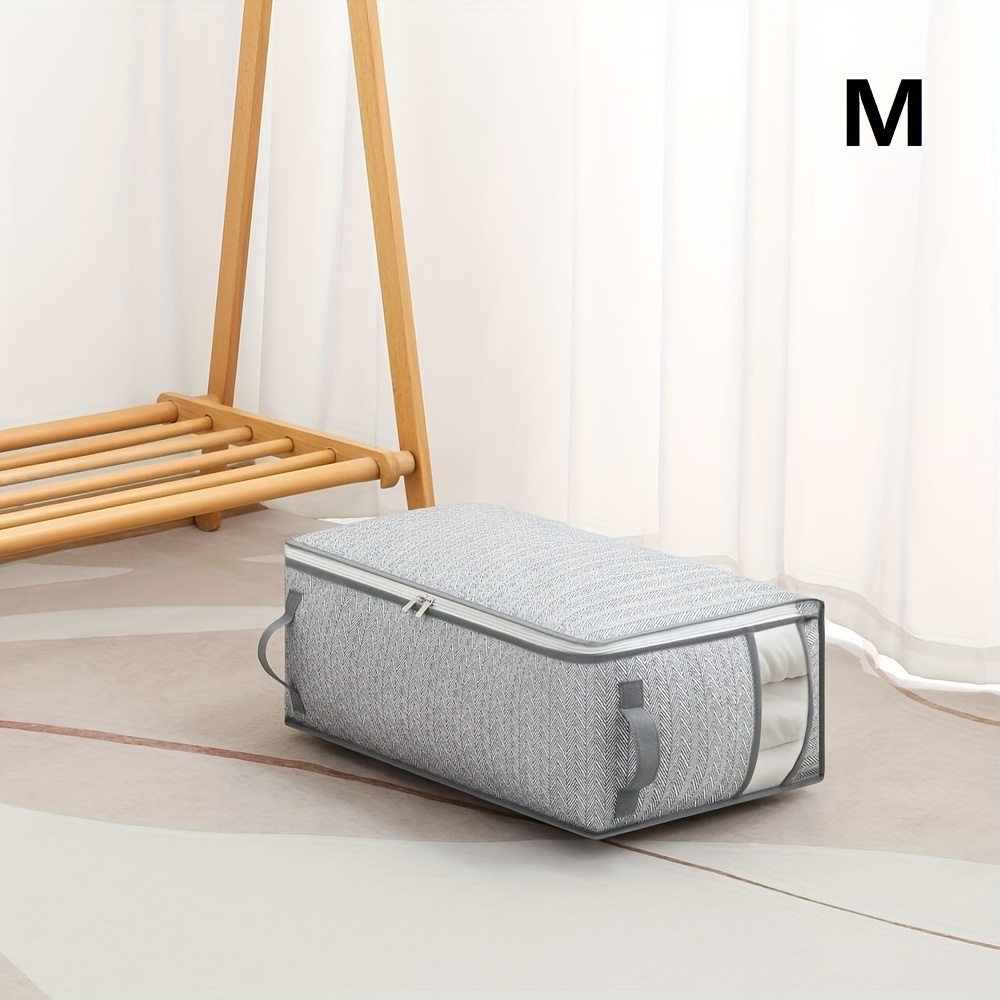 1pc Quilts Bed Sheet Storage Bag Large Underbed Storage Container For Bedding Pillowcases Household Space Saving Storage Organizer For Under Bed B
