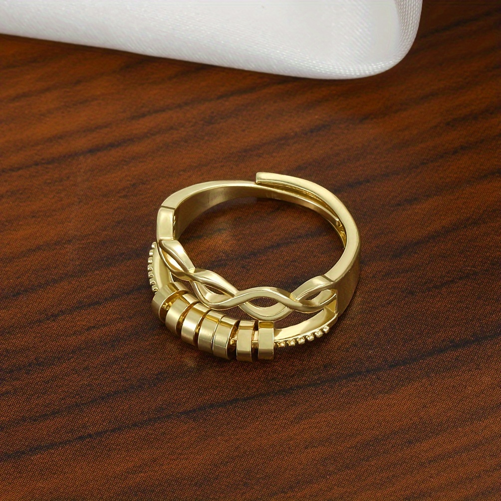 Fashion Multi Layered Rotatable Ring Men Trendy - Temu Canada