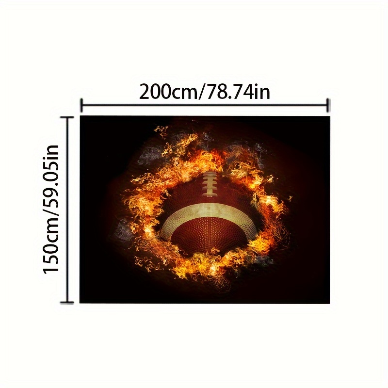 1 Stk. Fire Rugby Sport Tema Værelsesdekoration Æstetisk - Temu Denmark