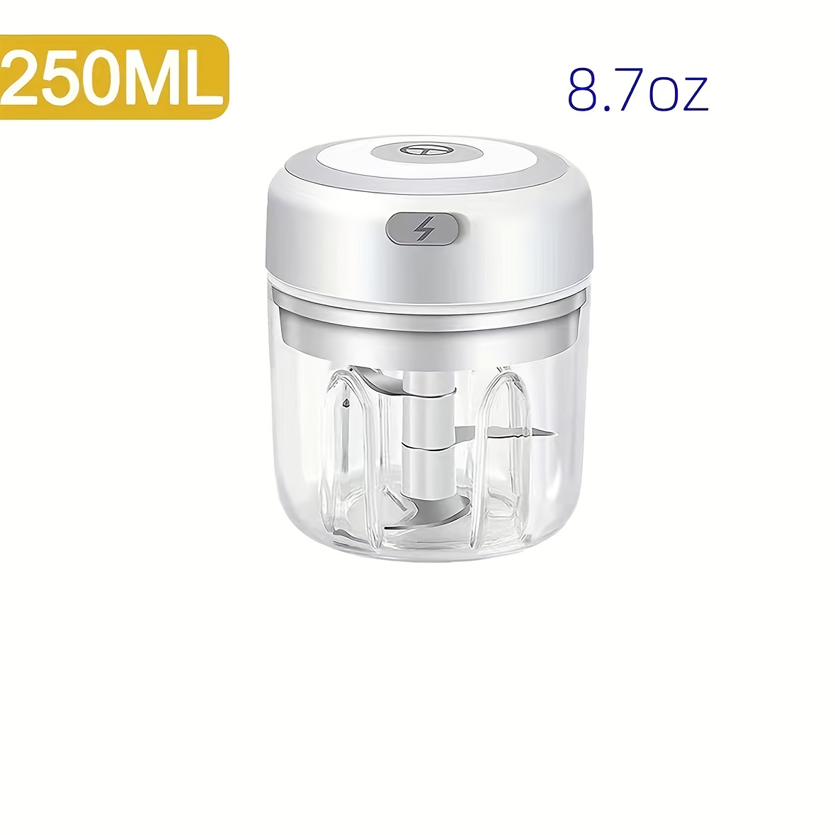 100 250ml Electric Mini Garlic Chopper Usb Meat Grinder Garlic Masher ...