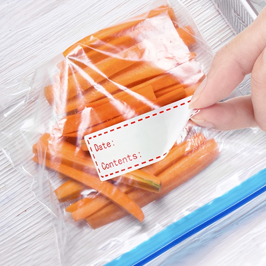125 Reusable Freezer Food Labels Tearable Adhesive Stickers - Temu