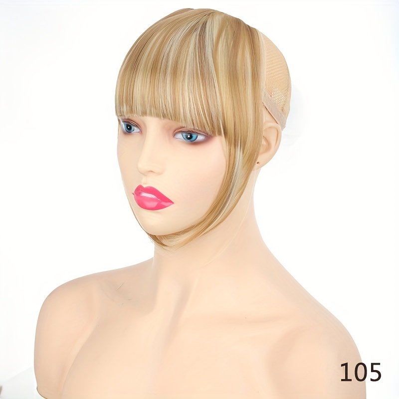 Bangs Wig Front Fringe Head Clipped In Synthetic Hair - Temu United Kingdom