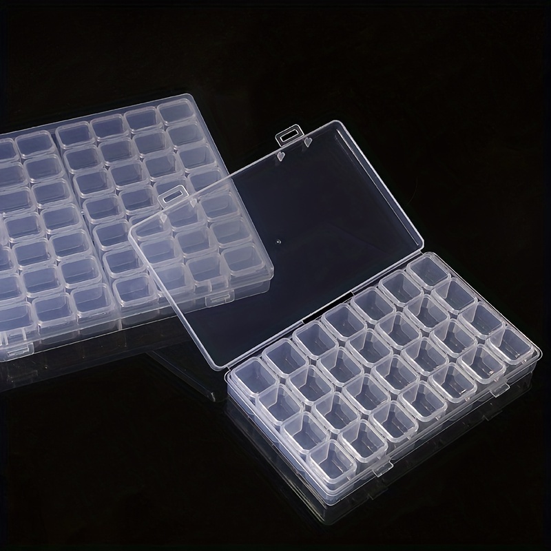 Jewelry Box Mini Diamond Sorting Storage Box Transparent Pp - Temu Portugal