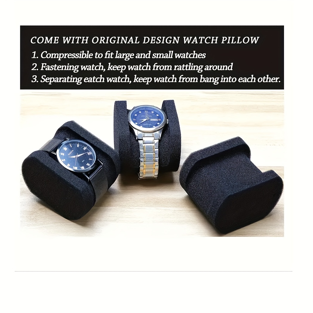 Single Watch Travel Case Fit Large Small Watches Soft Watch - Temu ...