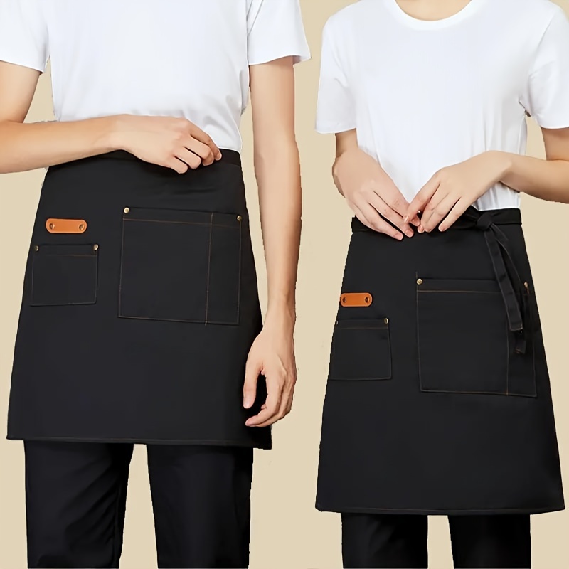 Half Length Chef Apron Hotel Restaurant Attendant Waist - Temu Australia