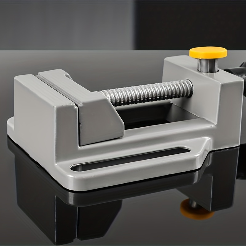 Portable Mini Desk Vise Craft Repair Drill With Adjustable Jaw Quick Flat Pliers - Business ...