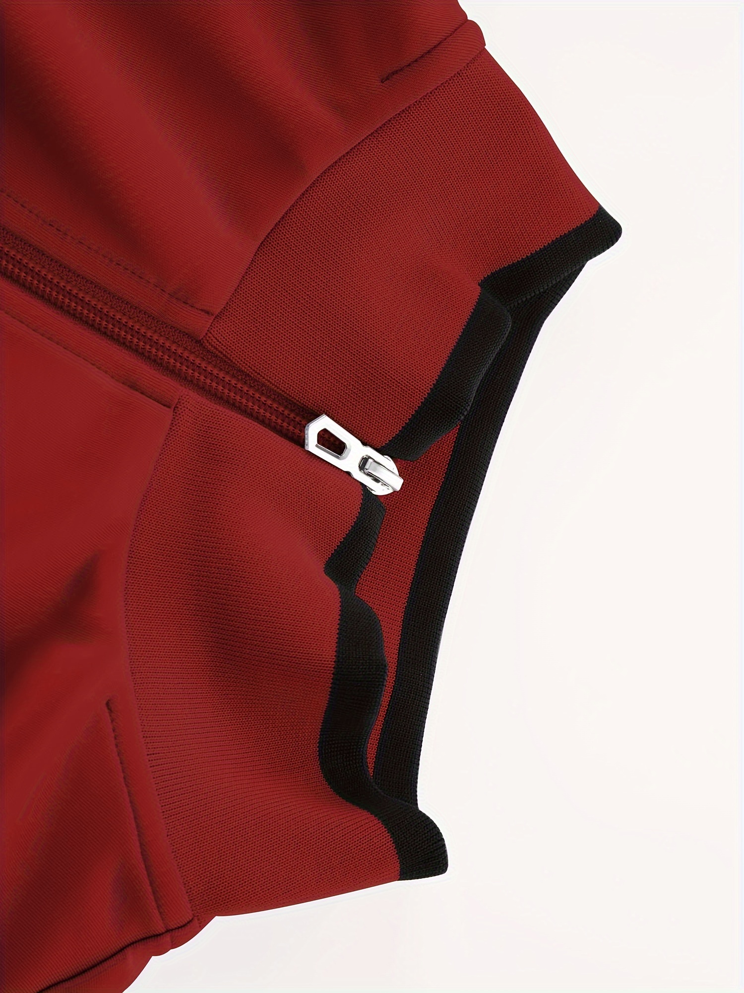 Conjunto Ropa Hombres Chaqueta Manga Larga Cierre Cremallera - Temu Mexico