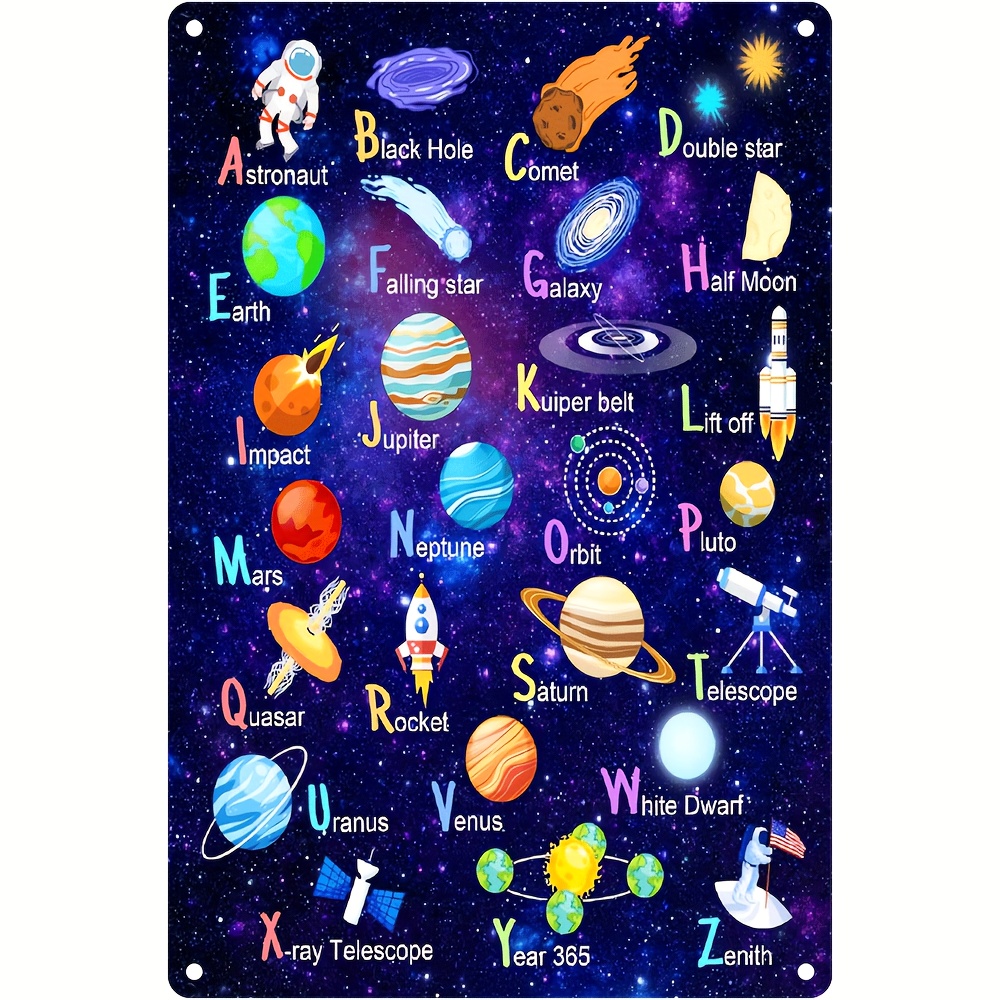 Bright Planets Colorful Vector Set Dark Sky Background - Temu Australia
