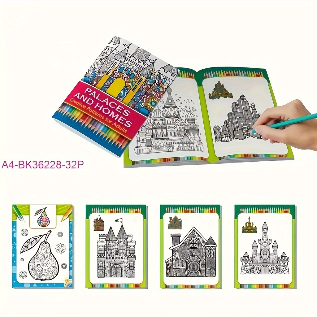 English Coloring Book Early Education Toddler Hand painted - Temu Australia