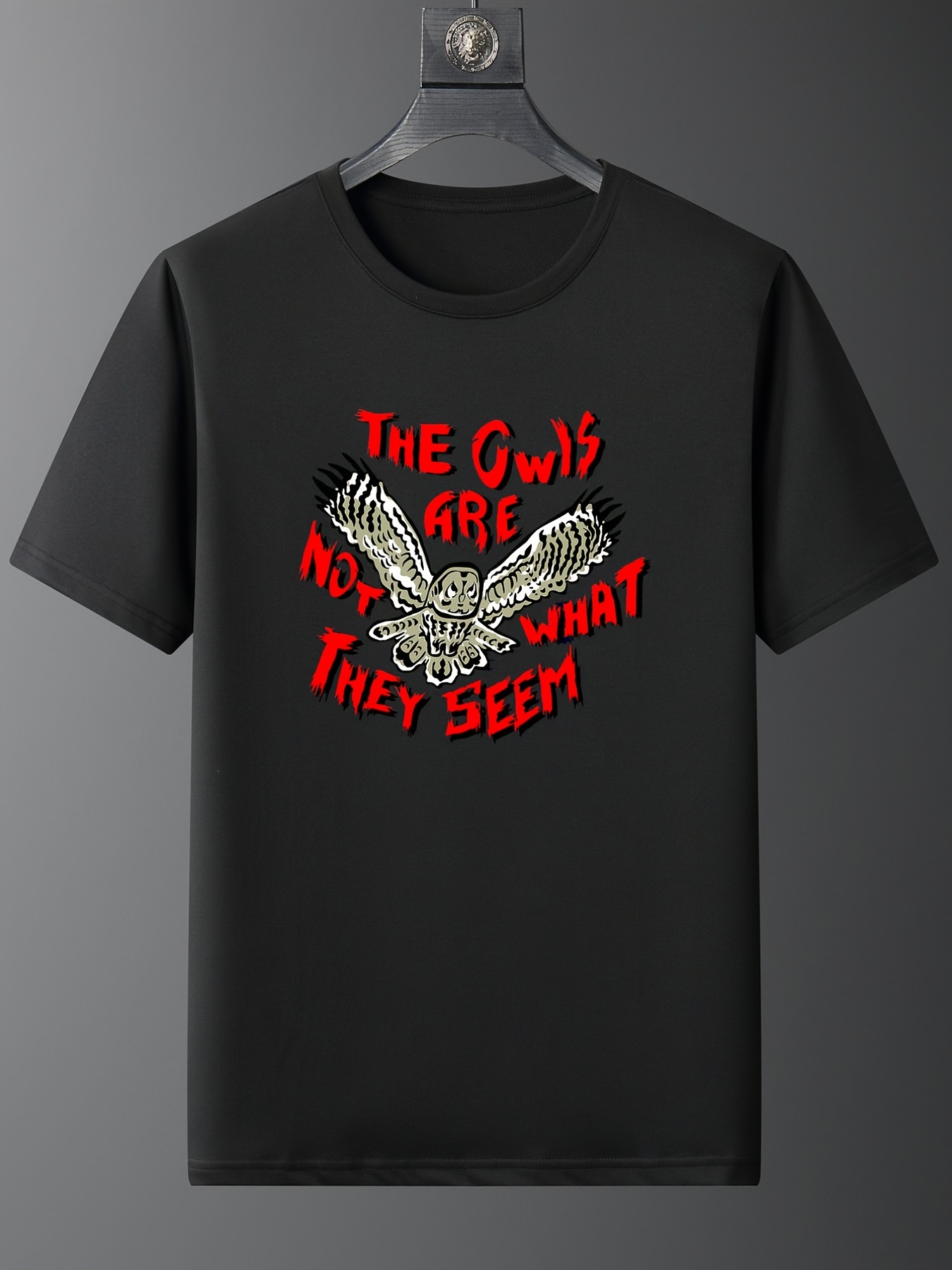 Men's Casual Crew Neck T shirt like Animal Print Top - Temu New Zealand