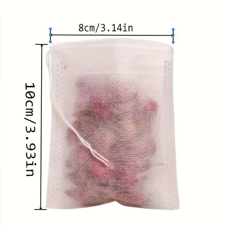 Tea Bags Food Grade Tea Filter Bags Drawstring Non woven - Temu New Zealand