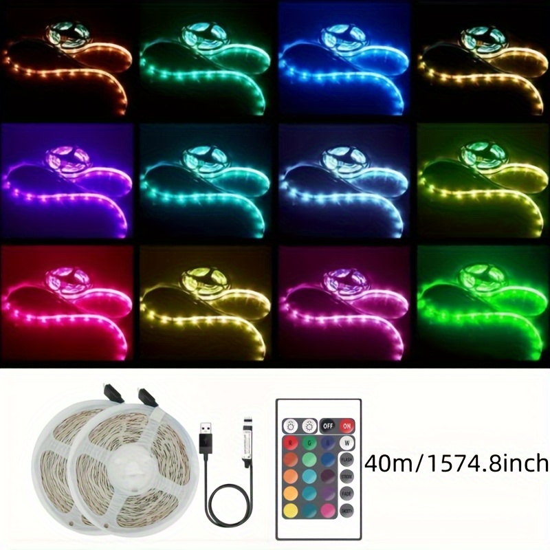 Led Strip Light Smart Led Light Bedroom Led Light Remote - Temu Australia