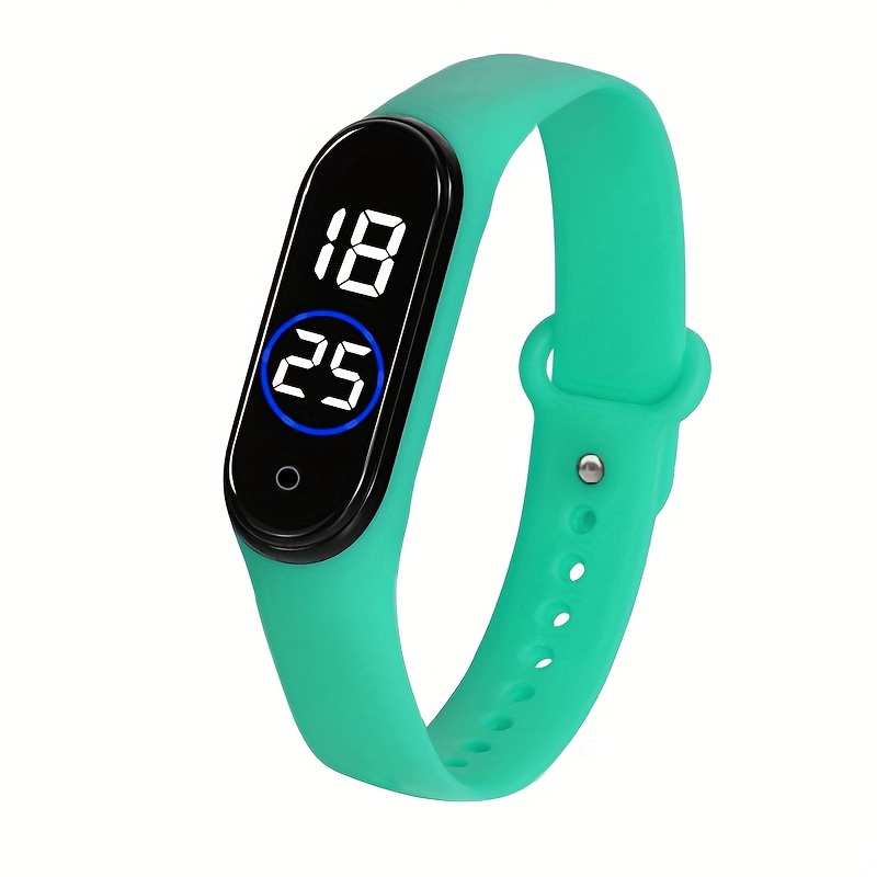 Waterproof Digital Sports Watch Led Display Electronic Watch - Temu ...