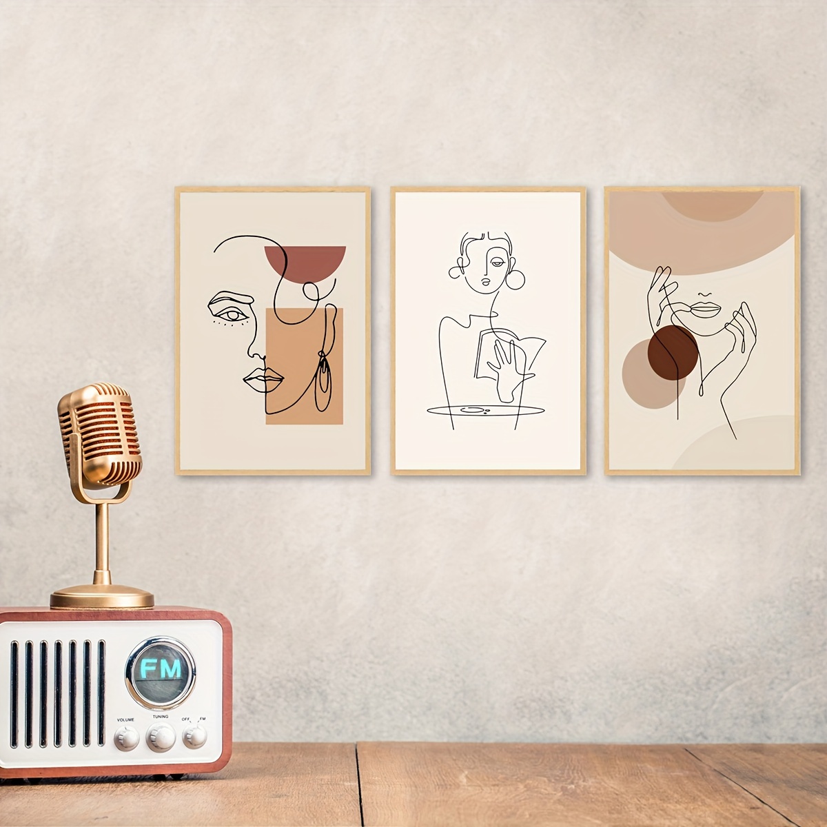 Canvas Posters Minimalist Design Fashion Lines Abstract Art - Temu ...