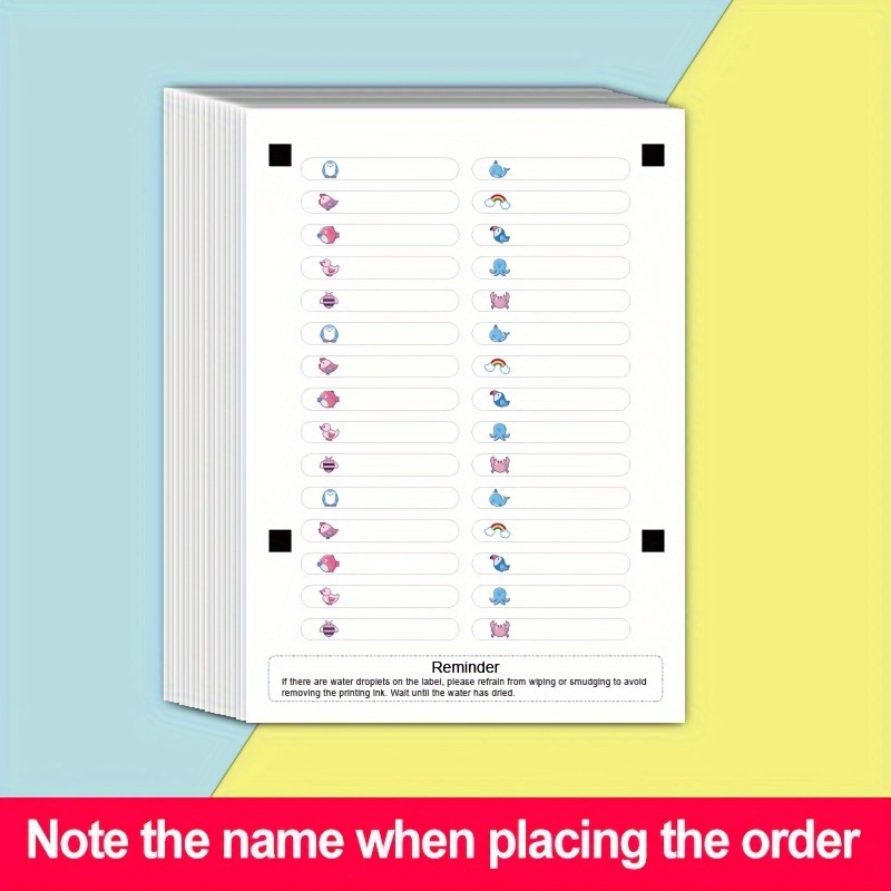 Uniquely Name Labels Classroom Workplace Supplies: Keep - Temu New Zealand