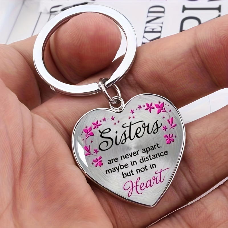 Alloy Heart Shaped Pendant Keychain Fashion Wing Decor - Temu Australia