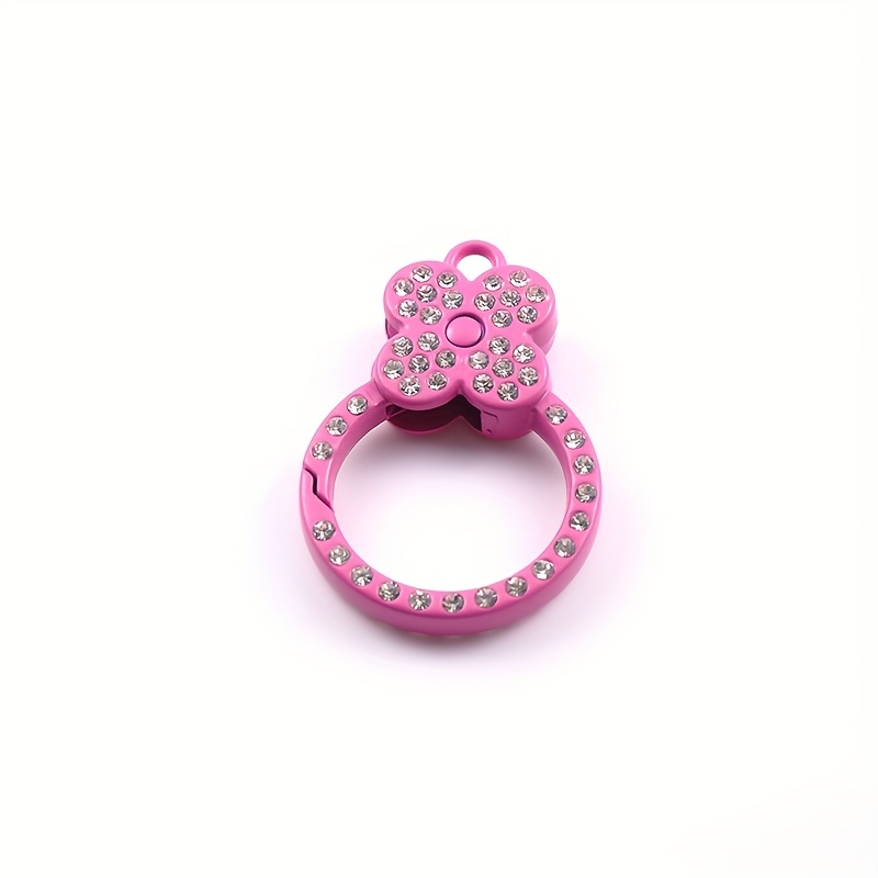 Y2k Cute Flower Key Ring Open Jump Rings Connector Bling - Temu United ...