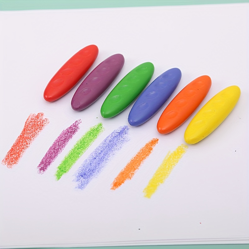 36 color plastic crayons hand painted colorful pens non - Temu