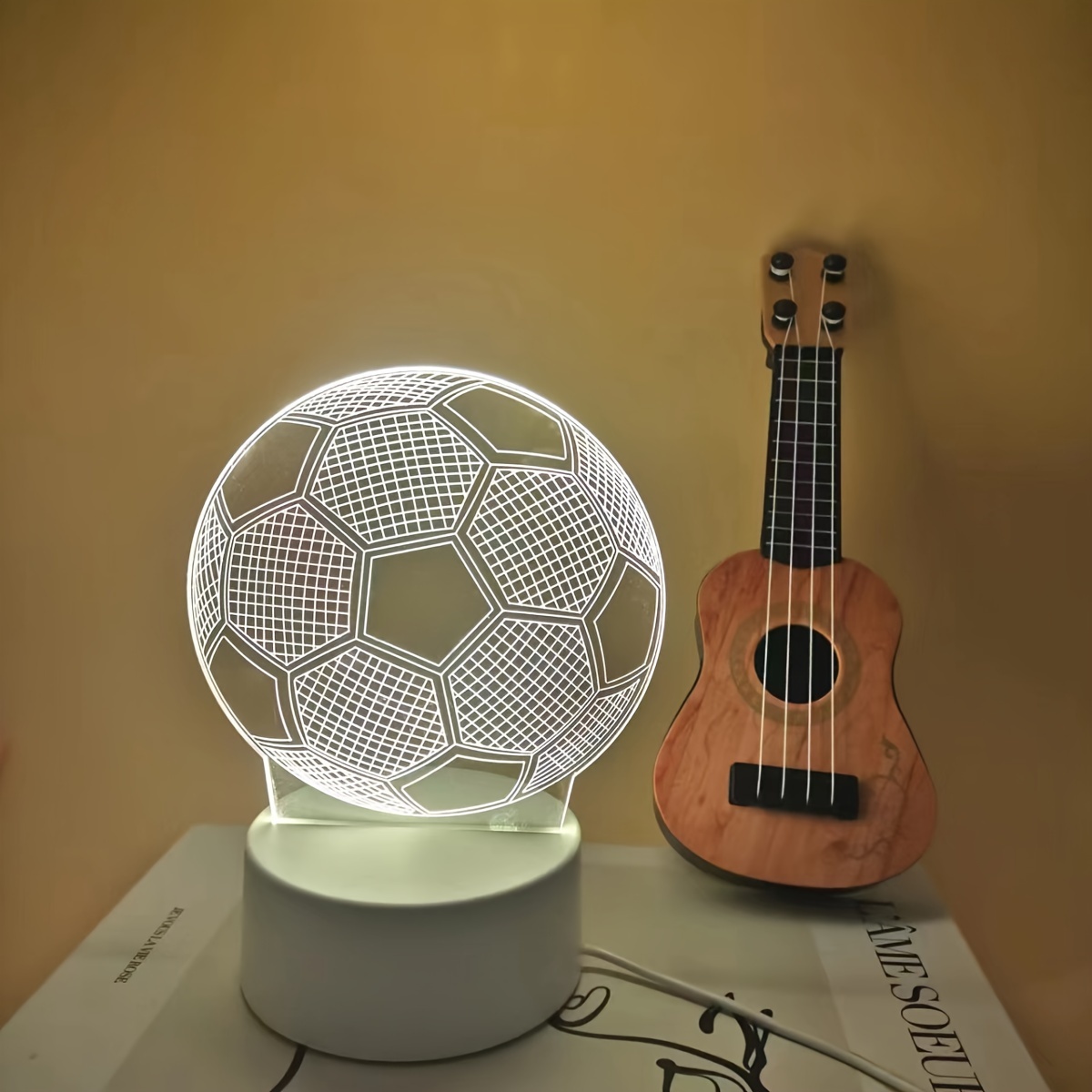 3d Night Light Football Club Standard Modern Bedroom - Temu Australia