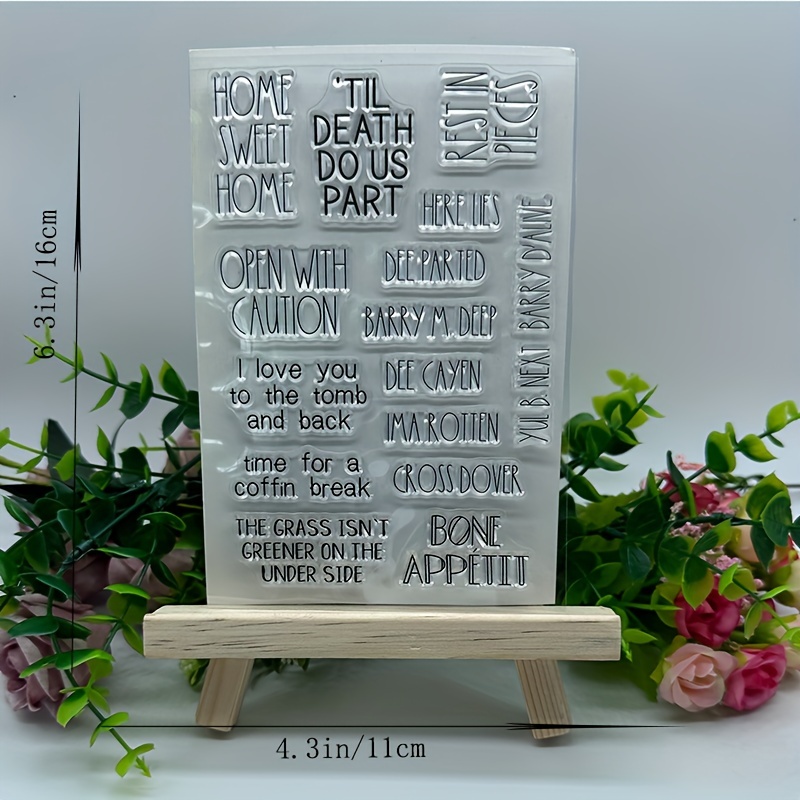 Merry Christmas Stamps Transparent Stamp Diy Scrapbooking - Temu