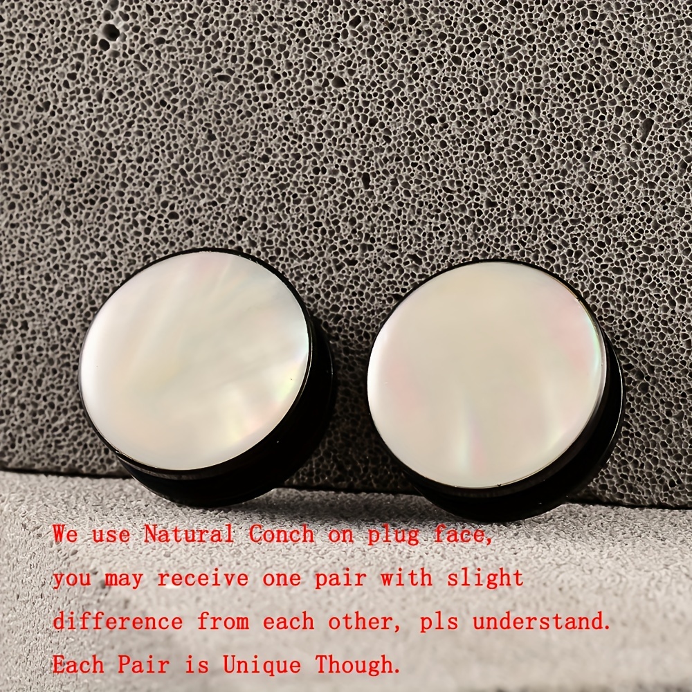 Stainless Steel Punk Style Ear Plugs Set Minimalist Ear - Temu United ...