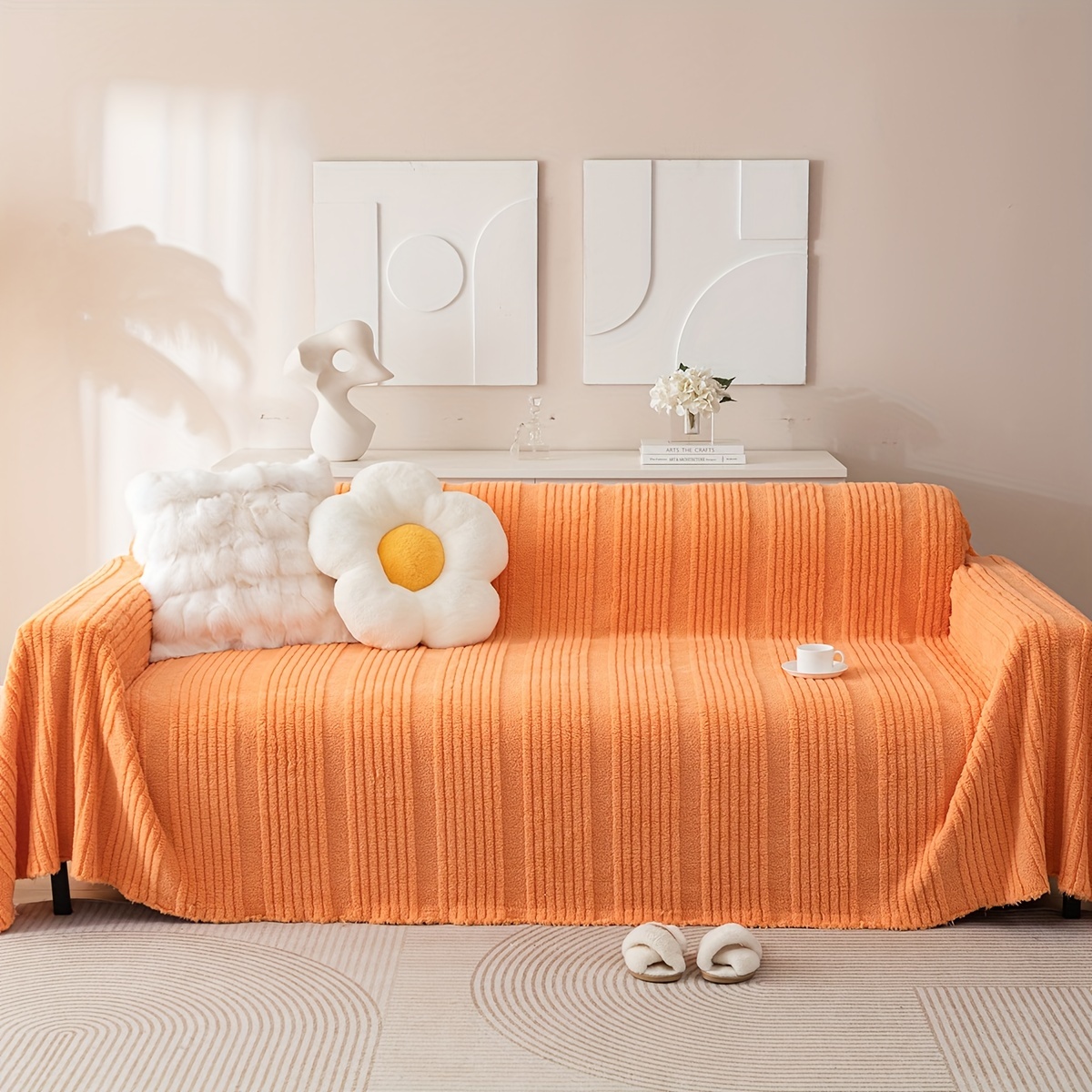 Sofa Slipcover Non slip Sofa Cover Jacquard Velvet Winter - Temu ...