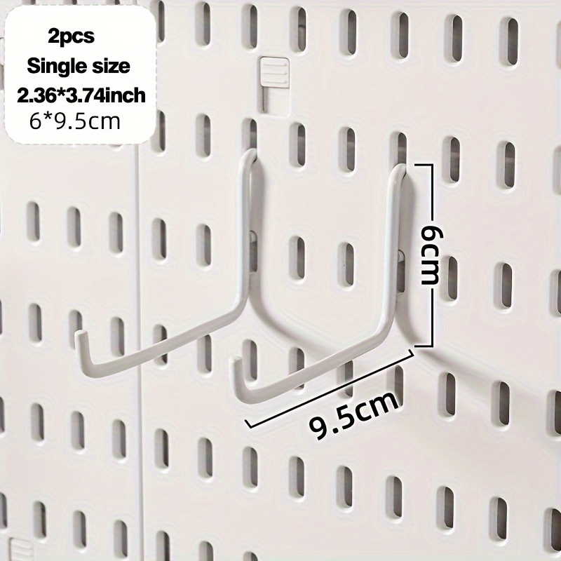 1pc Versatile Storage Rack Multi Functional Storage Pegboard - Temu ...