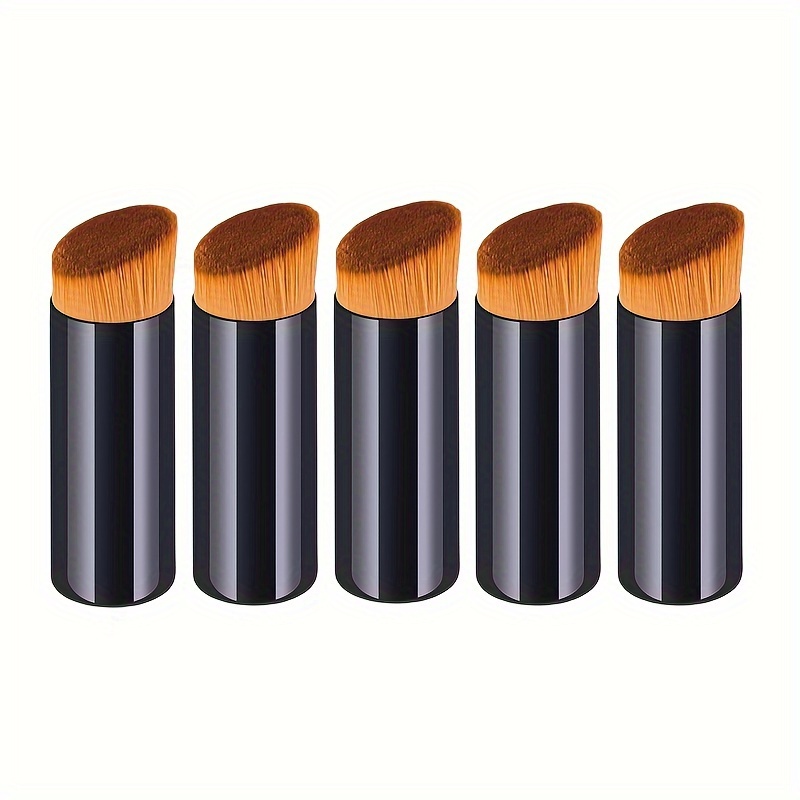Angled Top Foundation Brush Premium Kabuki Makeup Brush - Temu Australia
