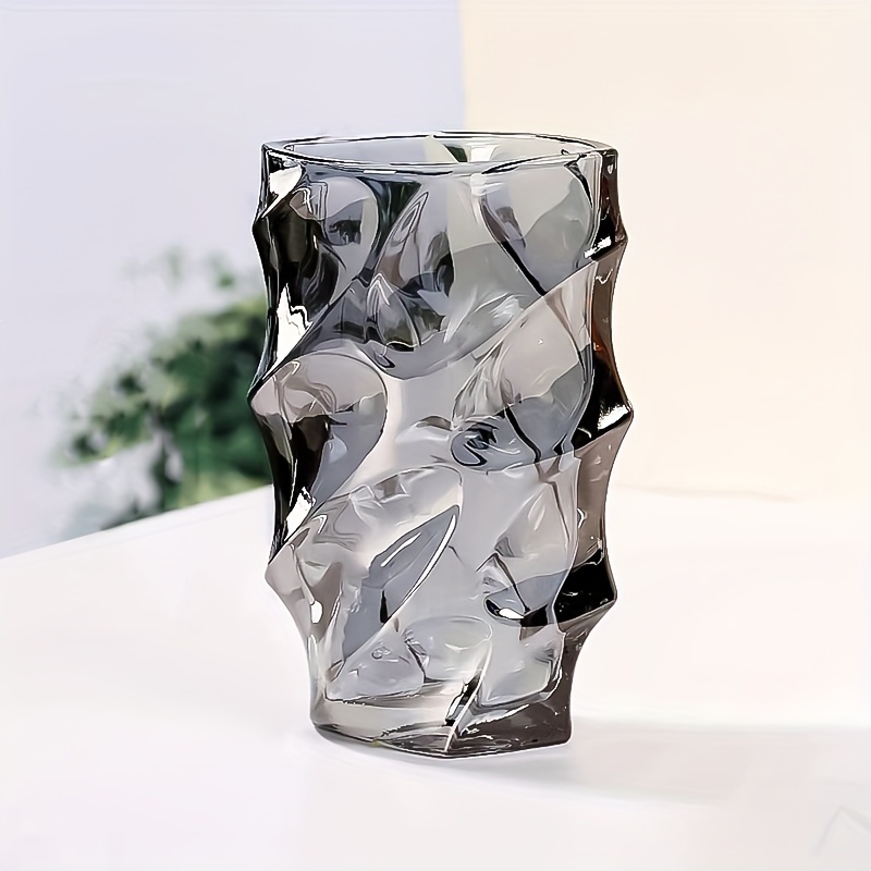 Glass Vase Ornament Vintage Premium Sense Flower Vase Dried - Temu ...