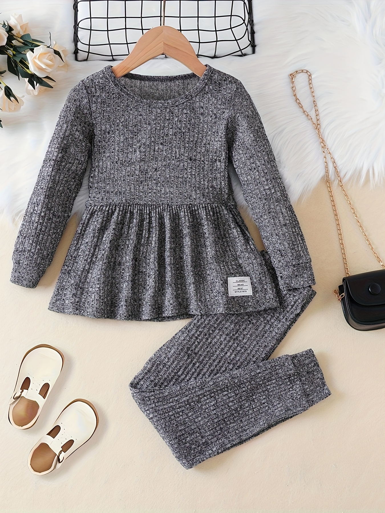 Fashion Round Neck Pullover New Girls Knitted Casual Sports - Temu ...