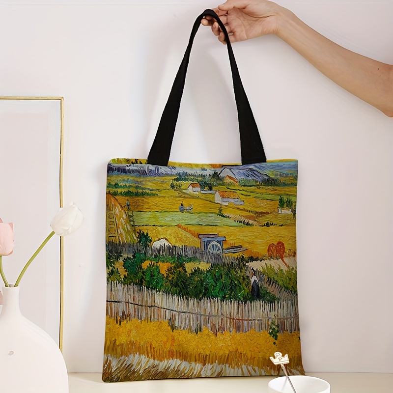 retro pattern shoulder bag lightweight carry storage bag - Temu South ...